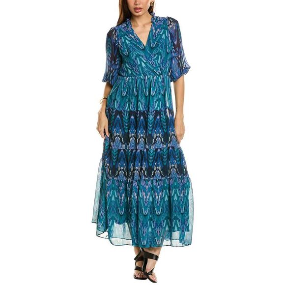 Maison Tara | Dresses | Maison Tara Chiffon Midi Dress | Poshmark